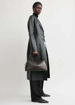 TOTEME T-lock Leather Top Handle