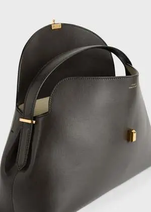 TOTEME T-lock Leather Top Handle