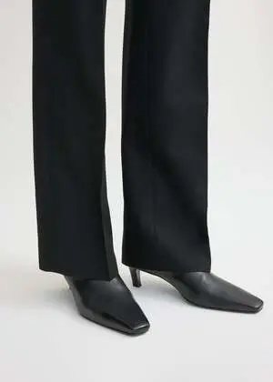 TOTEME Leather Mid-heel Boots