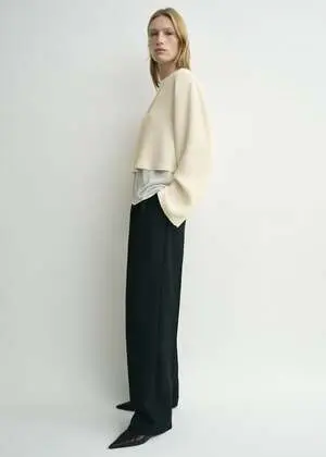 TOTEME Cropped Sablé Blouse