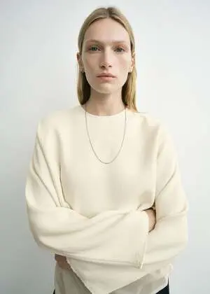 TOTEME Cropped Sablé Blouse