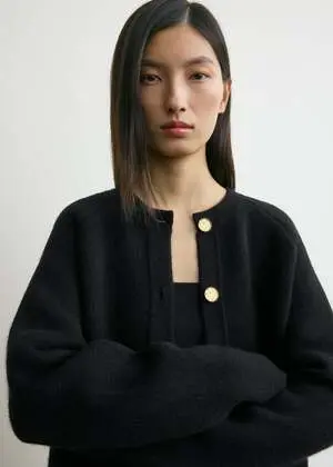 TOTEME Hammered Button Cardigan