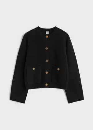 TOTEME Hammered Button Cardigan