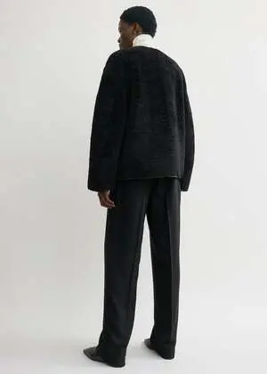 TOTEME Teddy Shearling Clasp Jacket