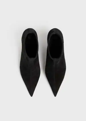 TOTEME Suede Heeled Sock Boots