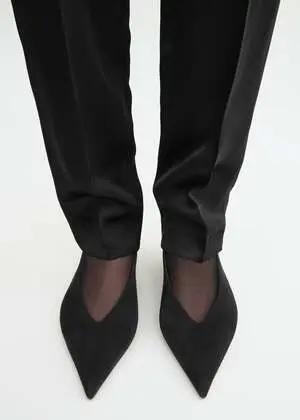 TOTEME Wedge-heel Suede Slingbacks