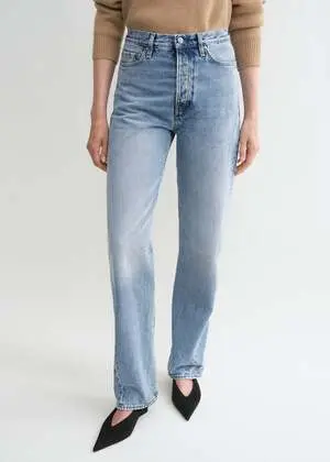 TOTEME Twisted Seam Denim Full Length