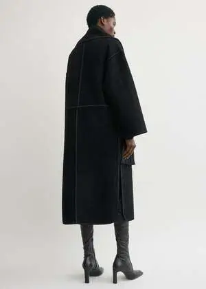 TOTEME Embroidered Scarf Coat