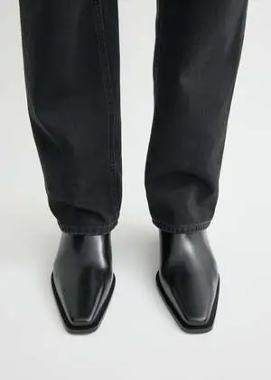 TOTEME Leather City Boots