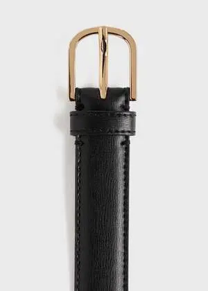 TOTEME Slim Leather Trouser Belt