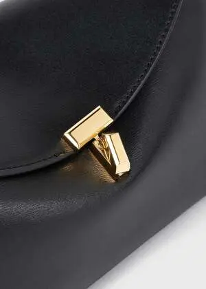 TOTEME T-lock Leather Clutch