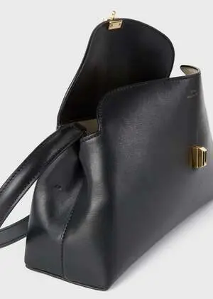 TOTEME T-lock Leather Clutch