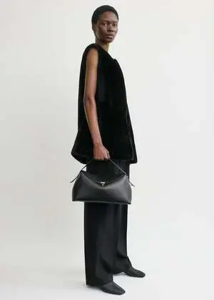 TOTEME T-lock Leather Top Handle