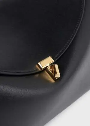 TOTEME T-lock Leather Top Handle