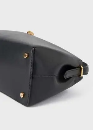 TOTEME T-lock Leather Top Handle