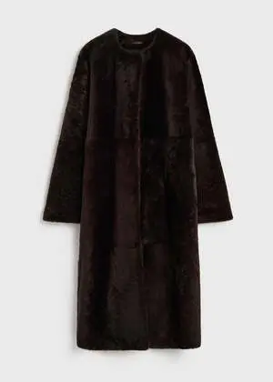 TOTEME Soft Shearling Coat