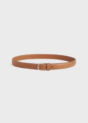 TOTEME Slim Grained-leather Trouser Belt