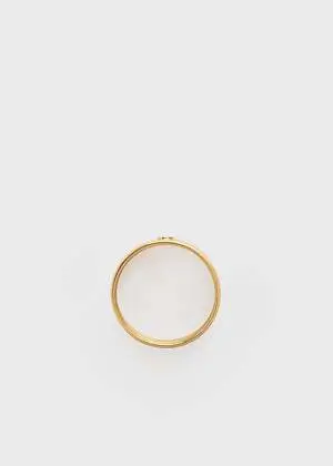 TOTEME Cigar Diamond Midi Ring 18kt