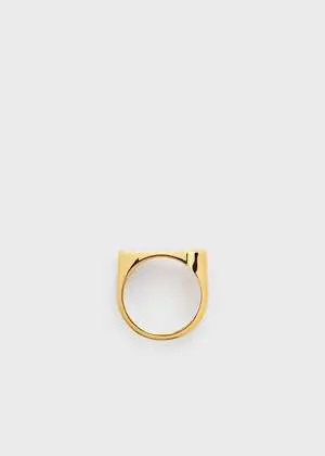 TOTEME Signet Diamond Midi Ring 18kt