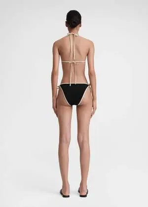 TOTEME Stripe Tie Bikini Bottoms