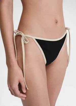 TOTEME Stripe Tie Bikini Bottoms