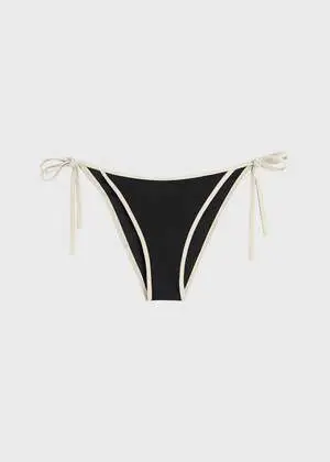 TOTEME Stripe Tie Bikini Bottoms