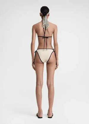 TOTEME Stripe Tie Bikini Bottoms