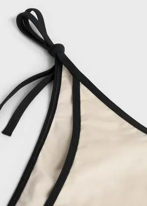 TOTEME Stripe Tie Bikini Bottoms