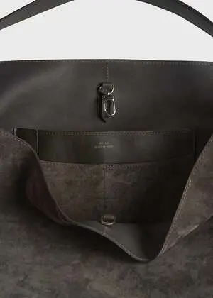 TOTEME Belted Suede Tote