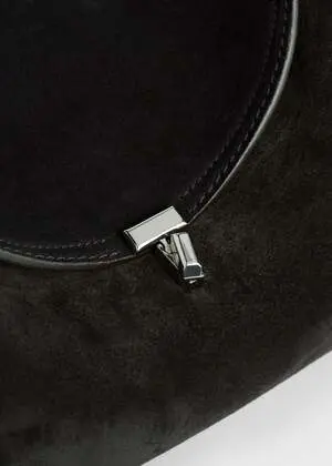 TOTEME T-lock Suede Top Handle