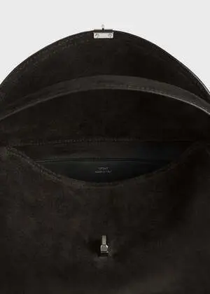 TOTEME T-lock Suede Top Handle