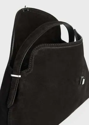 TOTEME T-lock Suede Top Handle