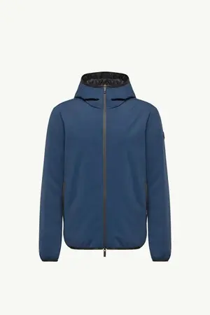 Moncler Ciampolin Hooded Down Jacket - Blue