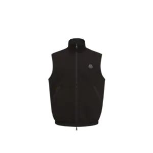 Moncler Reversible Zip-up Vest - Black