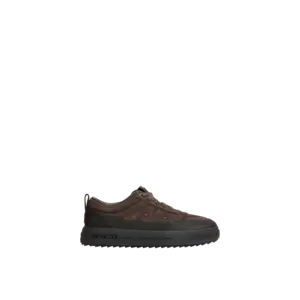 Moncler Altive Nubuck & Suede Sneakers - Brown