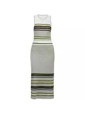 Veronica Beard Dawna Striped Knit Dress