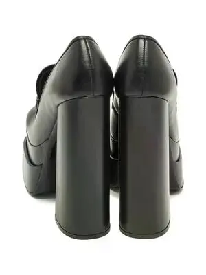 Versace Leather Medusa Motif Pumps
