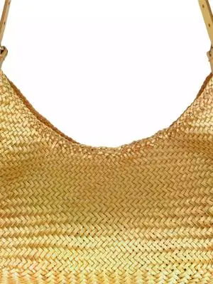 Dragon Diffusion Luna Mezza Woven Leather Tote Bag