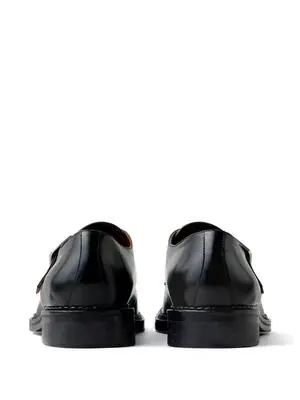 Versace Primo Leather Monk Straps