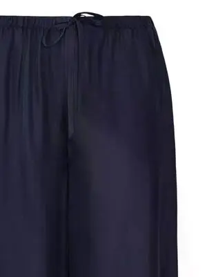 PATRICK ASSARAF Silk Drawstring Palazzo Pants