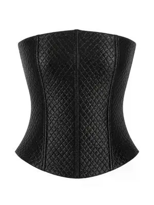 THE SEI Quilted Corset - Black