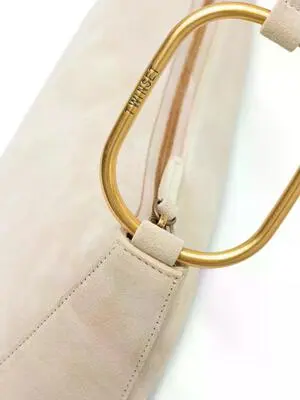 TWINSET Liliane Suede Shoulder Bag