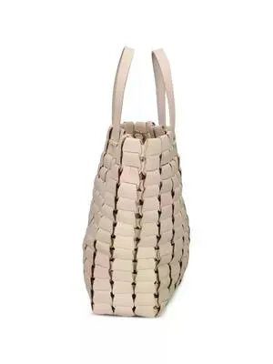 Dragon Diffusion Woven Leather Tote Bag