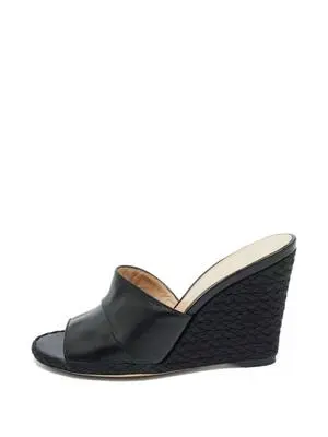 STUART WEITZMAN Woven Wedge Sandals