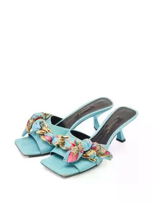 Versace Medusa Chain-link Heeled Sandals