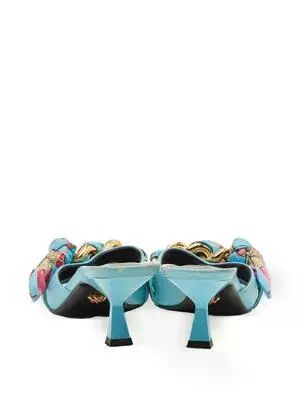 Versace Medusa Chain-link Heeled Sandals