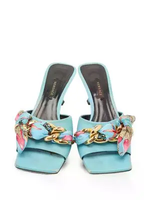 Versace Medusa Chain-link Heeled Sandals