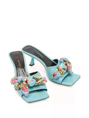 Versace Medusa Chain-link Heeled Sandals