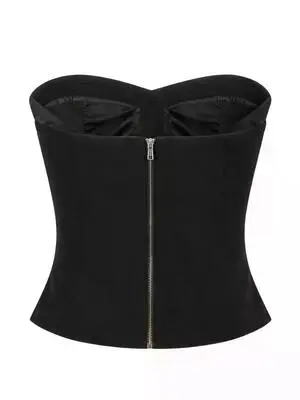 THE SEI Pleated Strapless Bustier
