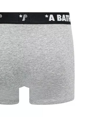 A BATHING APE Logo-waistband Boxers